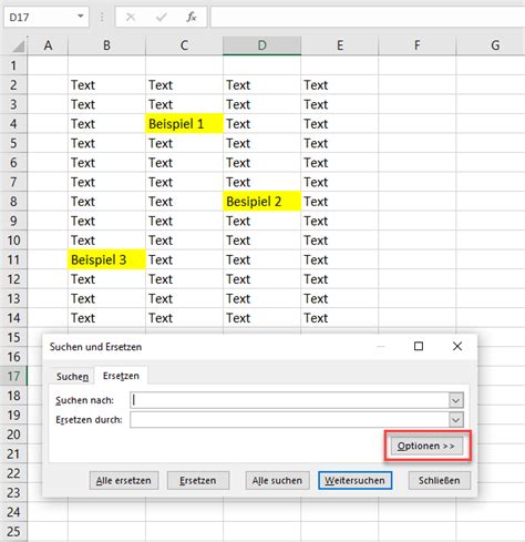 Inhalte Ersetzen Excelhero