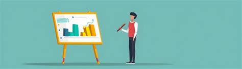 Engaging And Exciting Business Presentation With Person Standing At