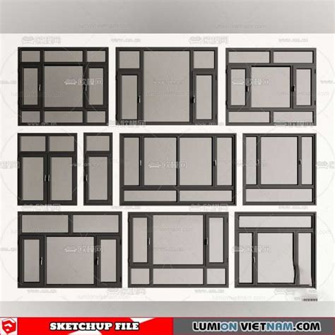 Window Sketchup Models By Dinh Thanh