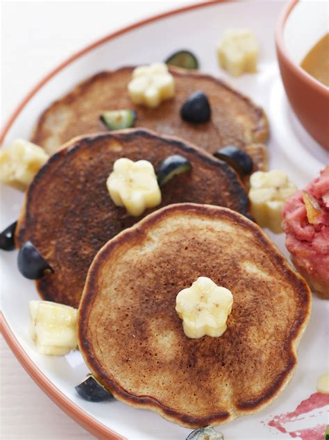 아기간식 노설탕 통밀바나나팬케이크 레시피