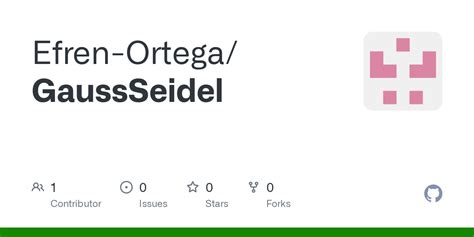 Github Efren Ortegagaussseidel