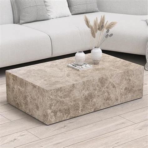Natural Stone Marble Plinth Cube Shaped Coffee Table Side Table Or End