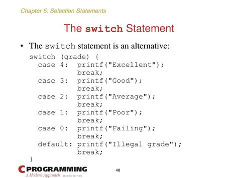 Define Switch Statement At Frank Keith Blog