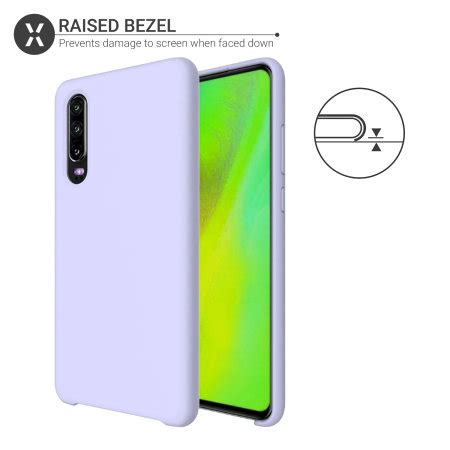 Olixar Soft Silicone Huawei P Case Lilac
