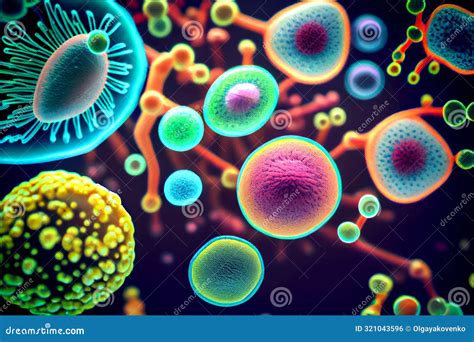 Attack Of Viruses Bacteria Mold Spores Fungi Pollen Dust Microorganisms Airborne Infected