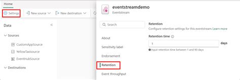 Configure Settings For A Fabric Eventstream Microsoft Fabric