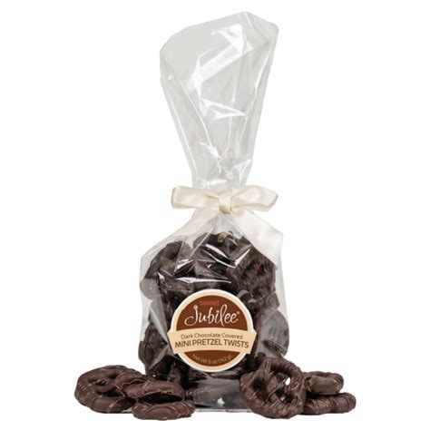 Dark Chocolate Covered Mini Pretzel Twists Sweet Jubilee