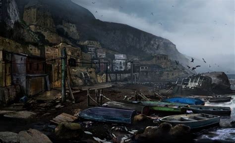Coastal Town Characters And Art Resident Evil Revelations Coastal