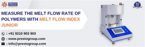 Measure The Melt Flow Rate Of Polymers With Melt Flow Index Junior
