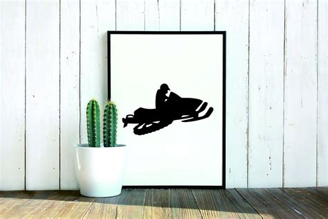 Snowmobile Svg Snowmobile Svg Png Eps Dxf Cut File Silhouette Instant Download Etsy