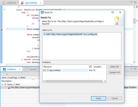 Verifying Privilege Usage Tizen Docs