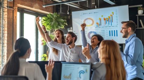 Free Team Celebrates Success Image Download At Stockcake