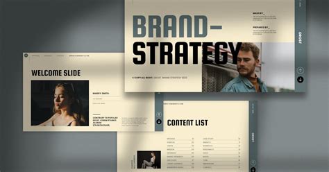 Шаблон стратегии бренда Orost Keynote Шаблоны презентаций Включая корпоративный и