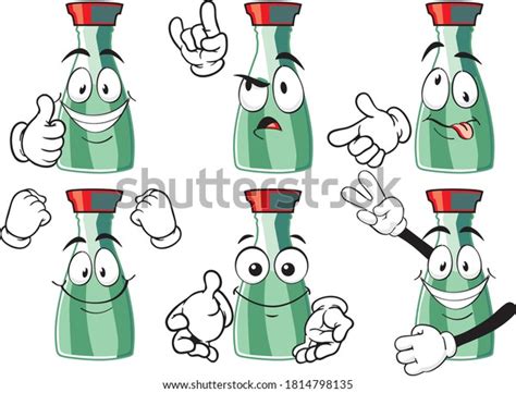 Vector Set Drawing Spice Bottles Different Stock Vector Royalty Free 1814798135 Shutterstock