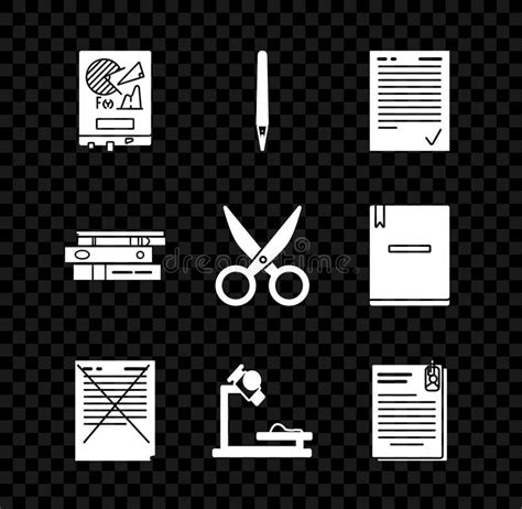 Set Board With Graph Chart Pen Exam Sheet Check Mark Paper Incorrect Answers Survey