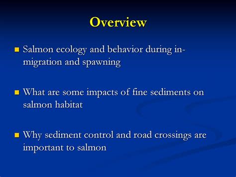 Salmon Spawning Habitat And Sediments Ppt Download