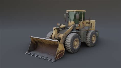 Sdlg Bulldozer 3d Model Turbosquid 2250947