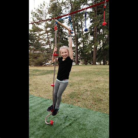 Slackers Ninja Climbing Rope With Foot Holds 8 Foot