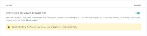 Ignore Clicks On The View In Browser Link Act On Connect Home