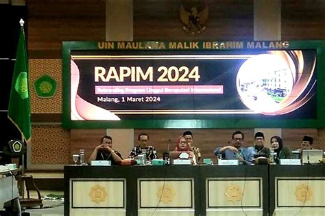 Gelar Rapim Uin Malang Tekankan Rebranding Program Kampus Times Indonesia