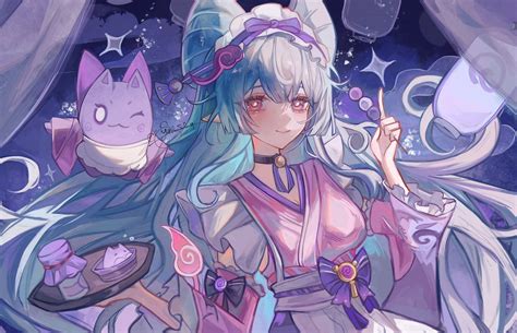 ა Yumemizuki Mizuki ໒꒱ ‧₊₊ Bao The Whale Art Bailu Hsr Fanart