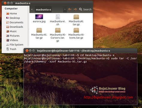Mengubah Tampilan Ubuntu 11 10 Menjadi Macbuntu Xi Ubuntu 11 10 Oneiric Ocelot Catatan Code