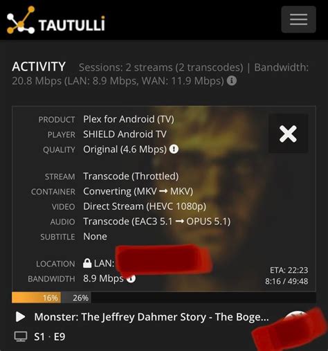 Why Is It Transcoding Audio Rplex