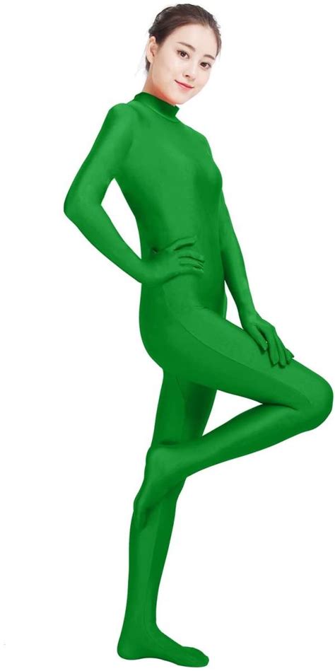 Ensnovo 全身タイツ 頭出し 着ぐるみ ユニセックス 変装コスチューム コスプレ セクシー 男女兼用 ハローウィン グリーン レースクイーン ｜売買されたオークション情報、yahooの