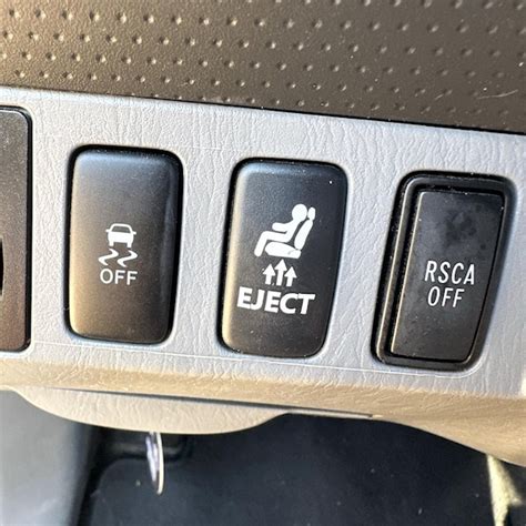 Eject Button Decal Car Decal Eject Passenger Button Blank Button Vinyl Decal Car Stickers