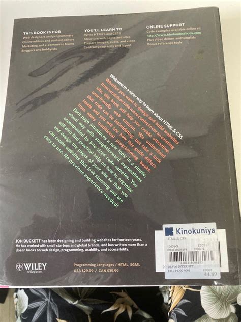 HTML CSS Design And Build Websites John Duckett Hobbies Toys Books Magazines Fiction