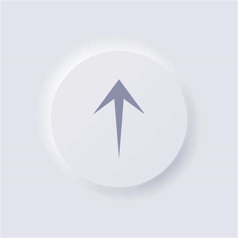 Arrow Icon White Neumorphism Soft Ui Design For Web Design Application Ui And More Button