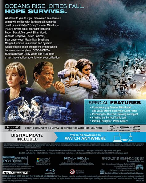 Deep Impact 4k Ultra Hd Cover Back Screen Connections