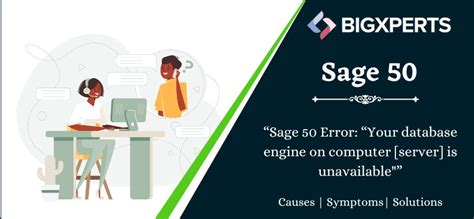 Fix Sage 50 Database Error Database Engine Is Unavailable