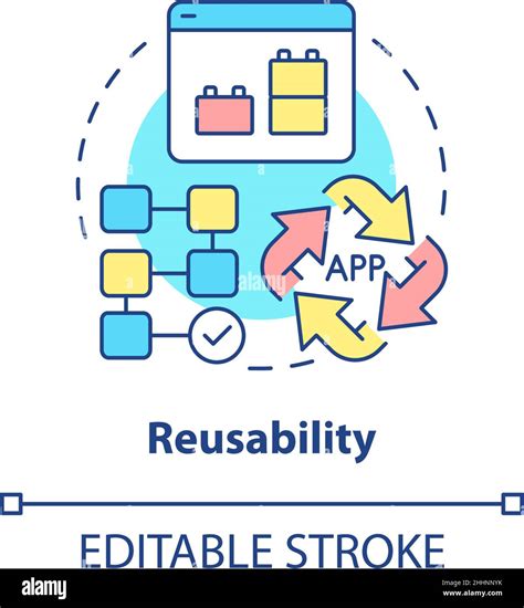 Reusability Concept Icon Stock Vector Image And Art Alamy
