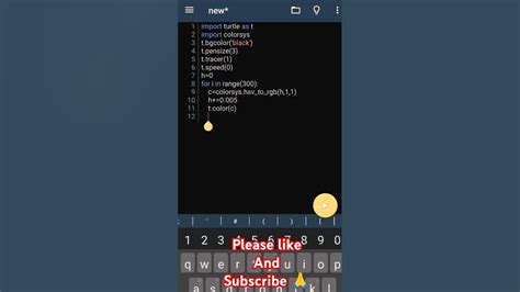 Turtle 🐢 Graphics In Python Programming Turtle Code Python Shorts Youtube