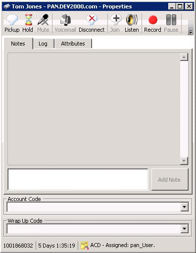Interaction Supervisor Help Interaction Properties Dialog