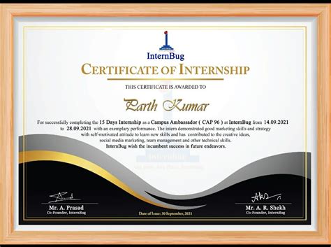 parth kumar on linkedin connections internbug internship