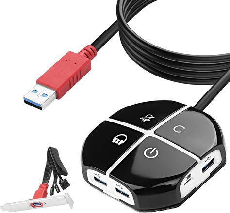 Amazon Com MEIRIYFA Desktop Computer Power Switch Button External PC Computer Case Switch With