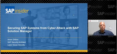 Securing Sap Systems From Cyber Attack With Sap Solution Manager