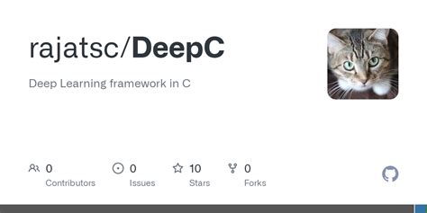 Github Rajatscdeepc Deep Learning Framework In C