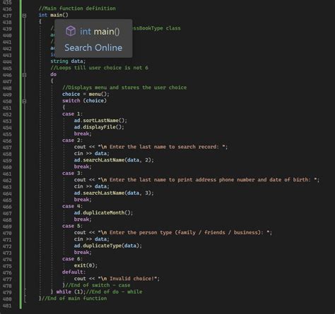 Solved Main Using Namespace Std Class Addresstype
