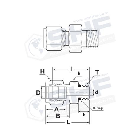 SMC Male Connector SHF Inc