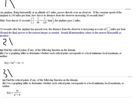 Solved An Airplane Flying Horizontally At An Altitude Of