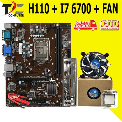 Jual Paket Mobo Motherboard H Plus Processor I Fan Lga Ddr Shopee Indonesia