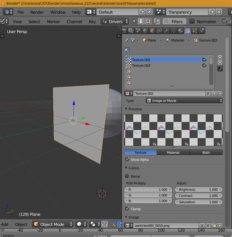Animation Animating Transparency Of An Object With An Alpha Channel Applied Blender Stack