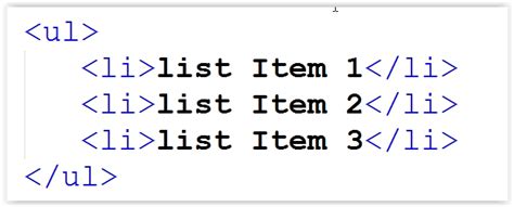 Html Lists And Their Types A J A Informatix