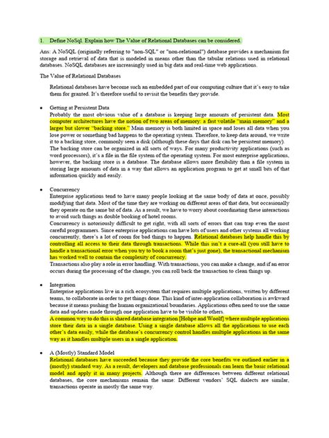 Bgd Mod 2 Qb Solns Pdf Map Reduce Databases