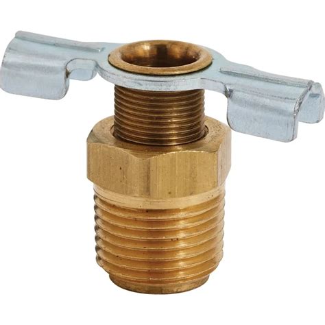 Compressor Tank Drain Cock With 38 Inch National Pipe Thread