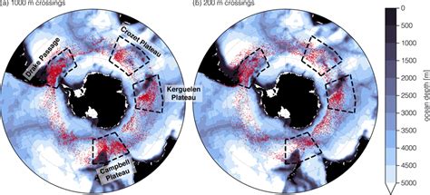 Upwelling Locations Of Lagrangian Particles In The Antarctic Download Scientific Diagram