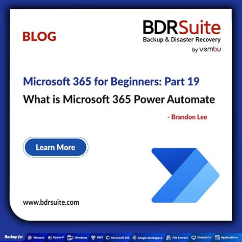 Vembu Technologies On Linkedin Microsoft365 Powerautomate Automation Productivity